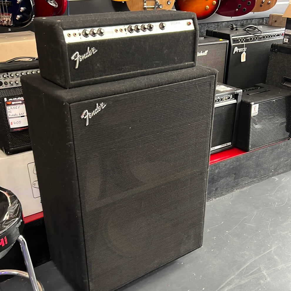 Fender Bassman 100 (1976) + Pyramid 4x12 1976 – Musicland